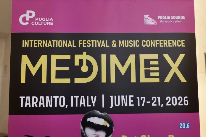 Medimex: dal 17 al 21 giugno 2026 a Taranto